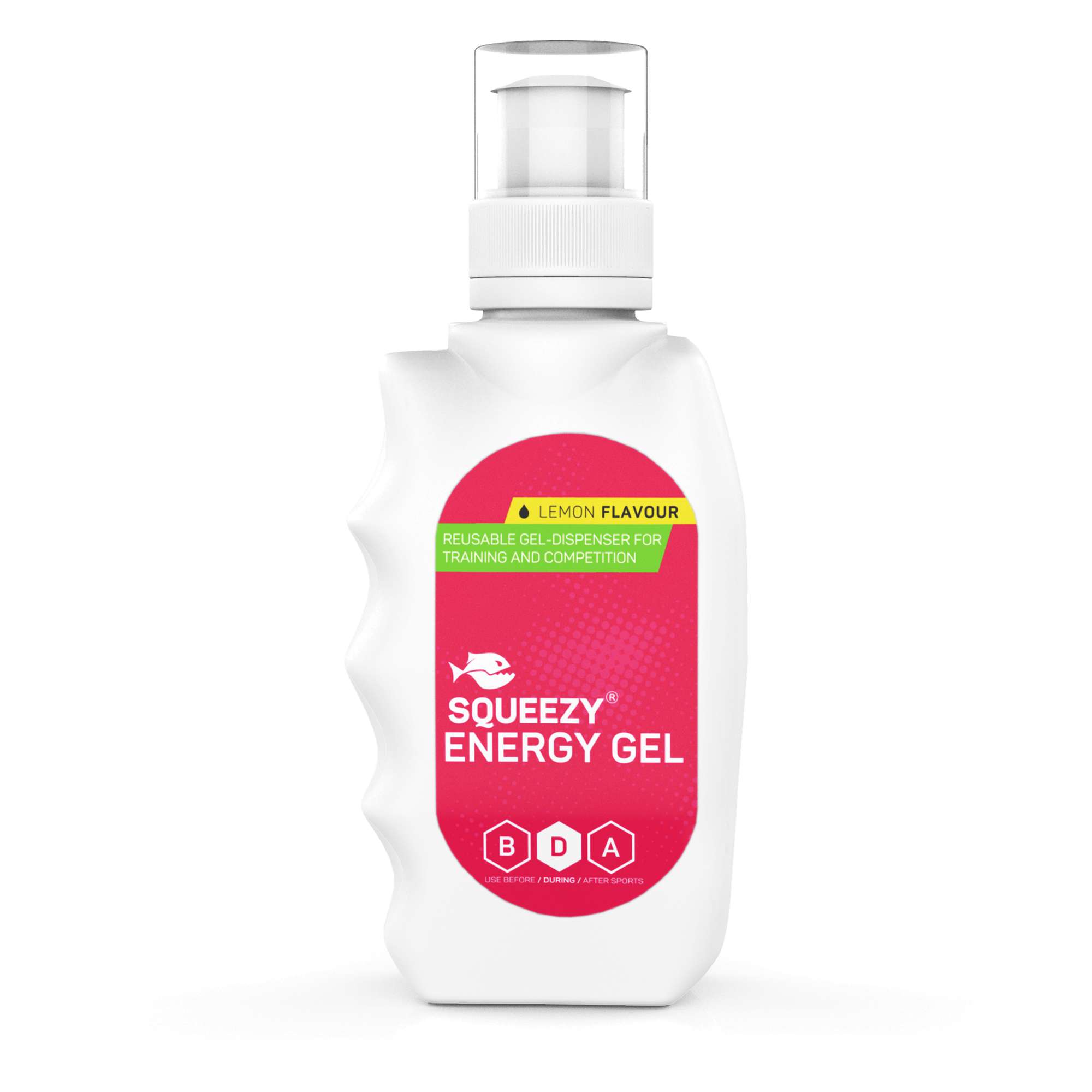 SQUEEZY Energy Gel 125 ml flaske - Sitron - kjapp levering